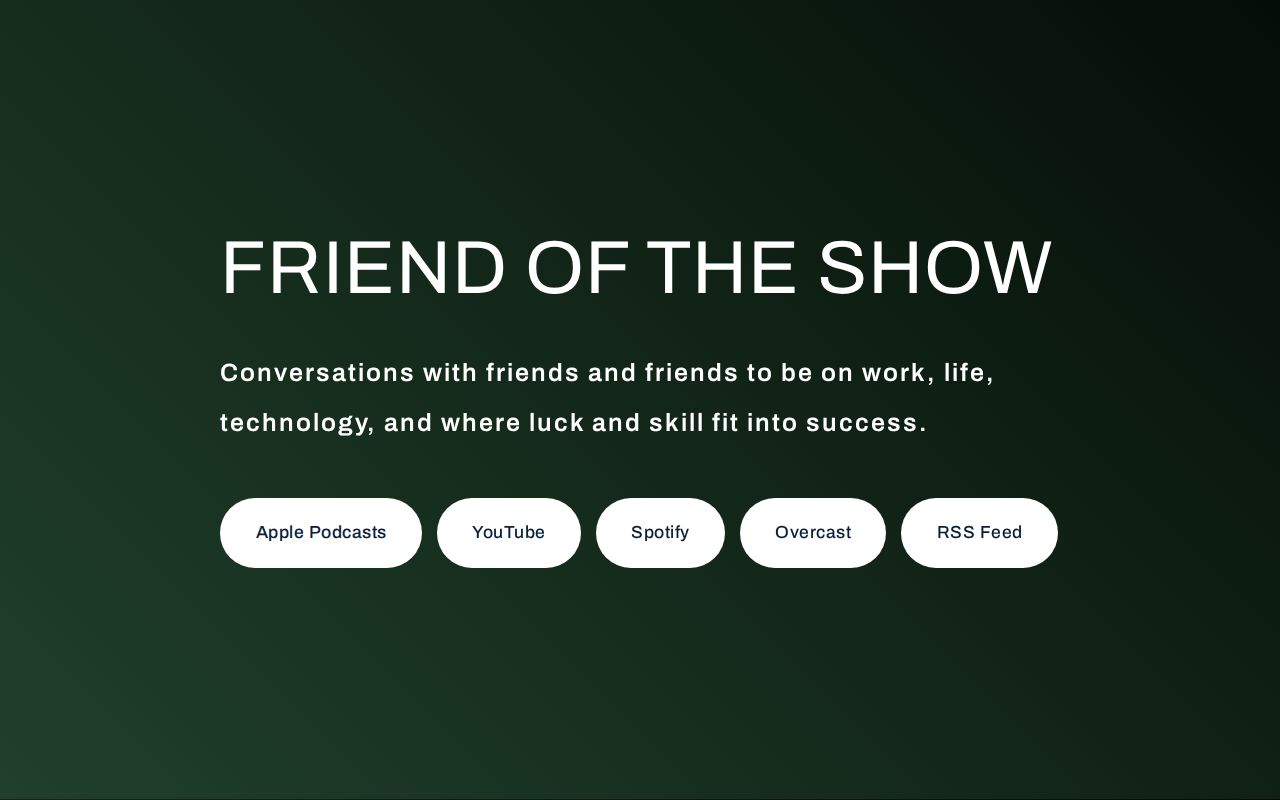 Friend of the Show